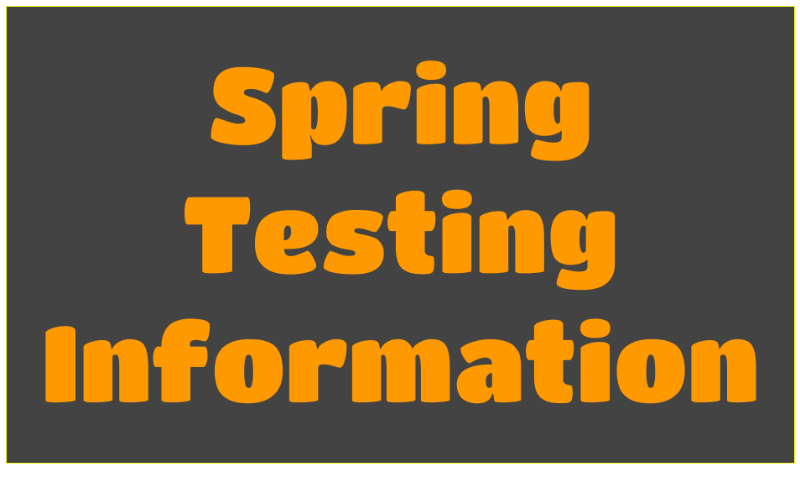Diller-Odell - Spring Testing Season is Here