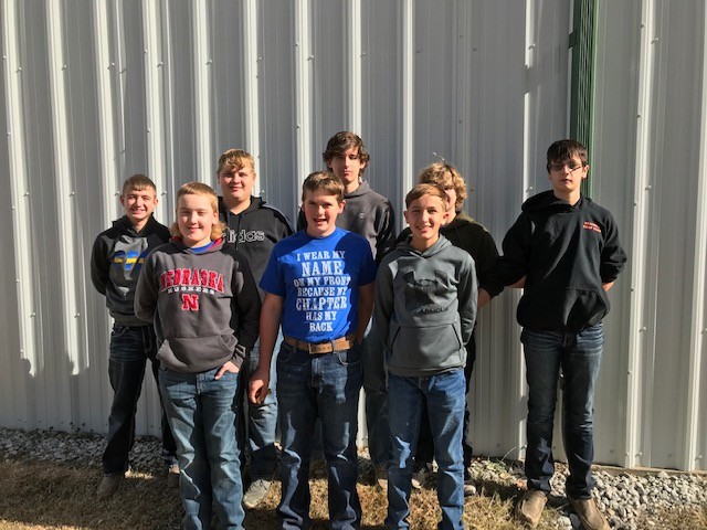 Diller-Odell - Griffin Livestock Evaluation Team Competes at District 5 CDE