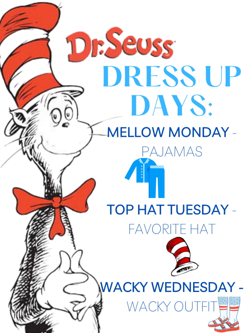 Diller-Odell - Elementary Dress Up Days for Seuss Week March 6-8