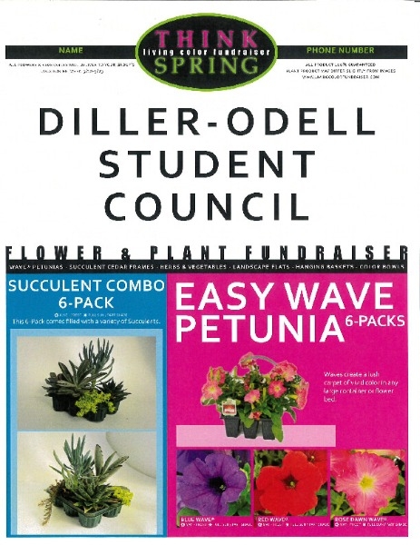 Diller-Odell - 2025 Student Council Flower Sales