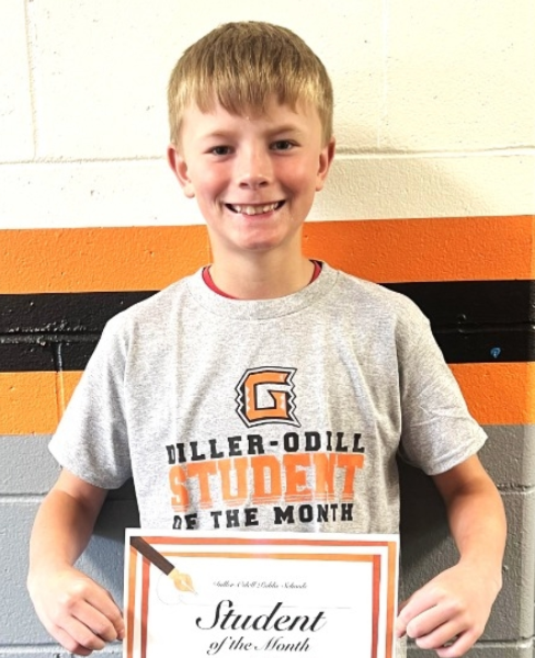 Diller-Odell - April Student of the Month